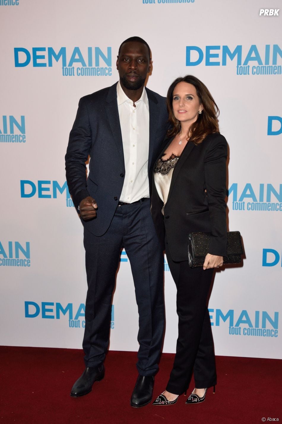 Omar Sy confirme la naissance de son 5ème enfant avec sa femme Hélène ...