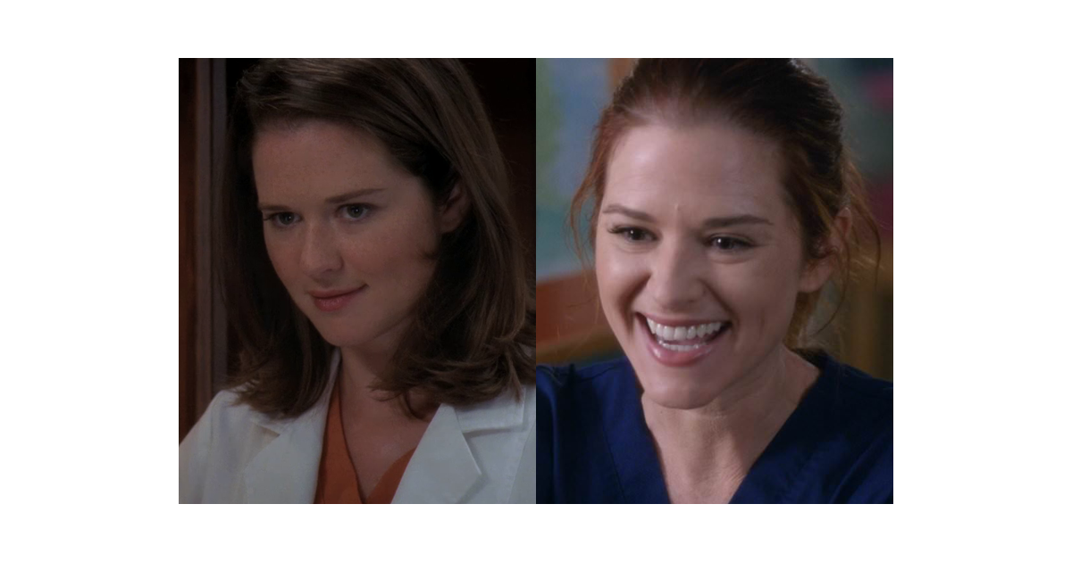 Sarah Drew (April) lors de sa première apparition dans Grey's Anatomy ...