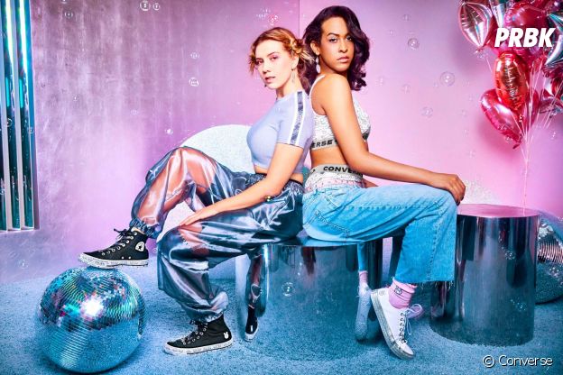 Converse x Miley Cyrus : une collection de vêtements et sneakers disco ...