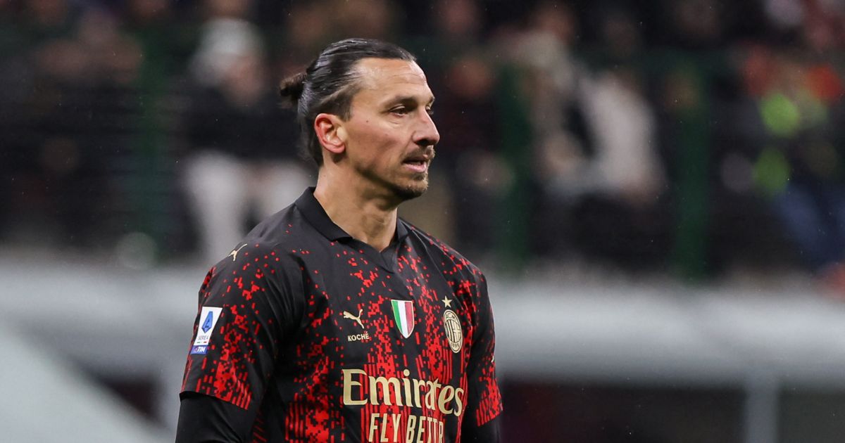 Zlatan Ibrahimovic (AC Milan) lors du match de Football de la Serie ...