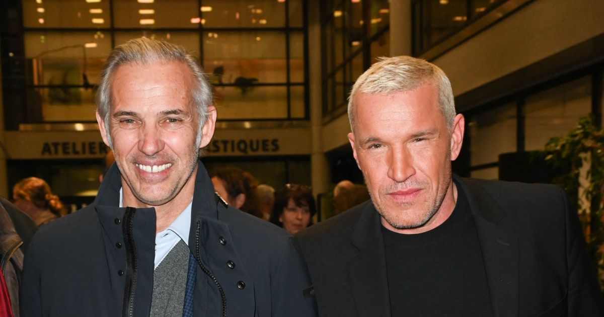 Paul Belmondo et Benjamin Castaldi - Vernissage de l'exposition Jean ...