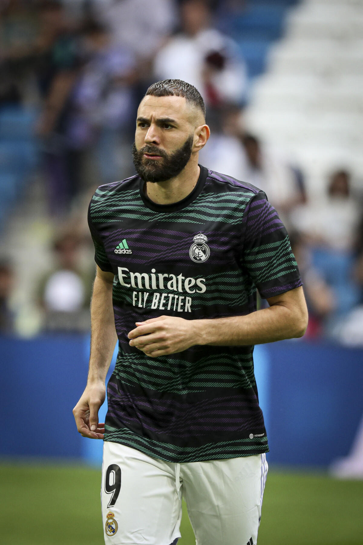 Photo : Karim Benzema 9 - K.Benzema joue son dernier match au Real ...
