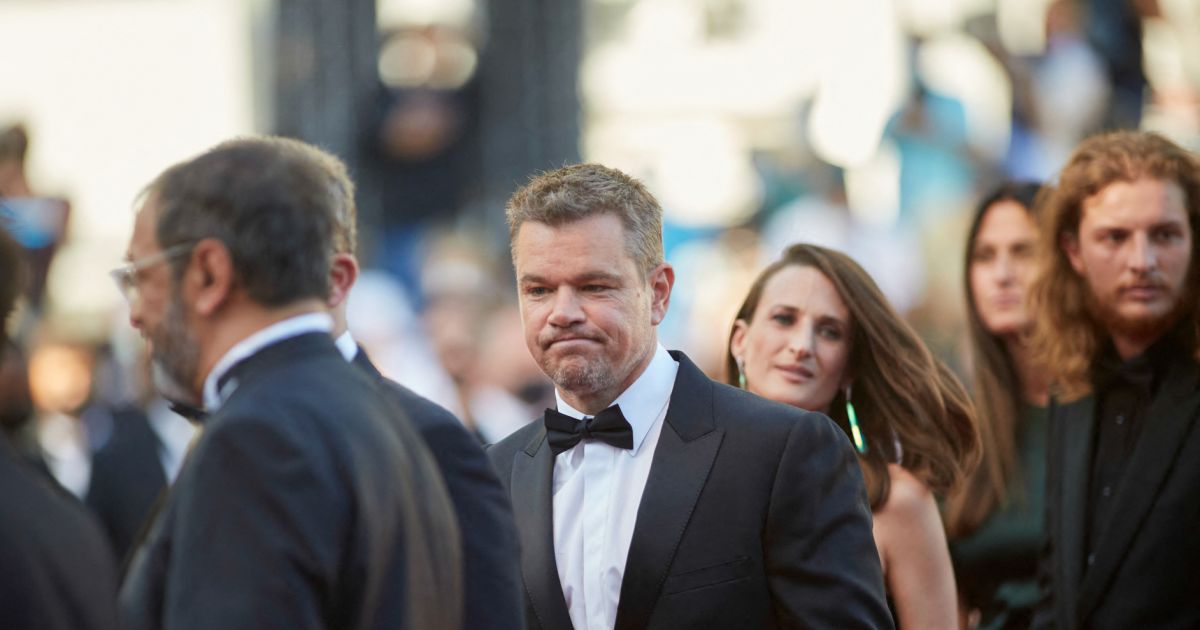 Matt Damon, Camille Cottin - Montée des marches du film « Stillwater ...