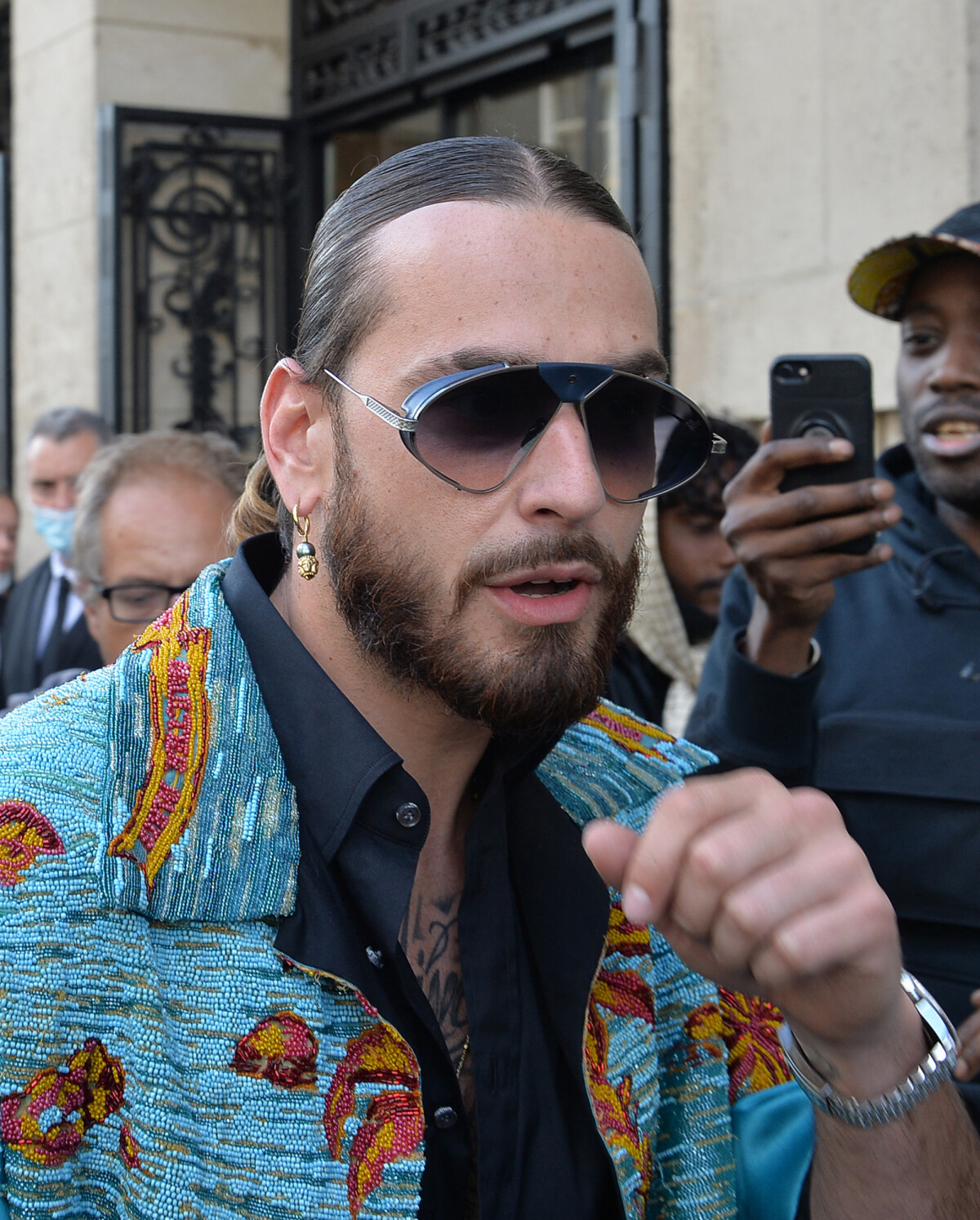 Photo : SCH (rappeur) - Personnalités au défilé de mode Haute-Couture ...