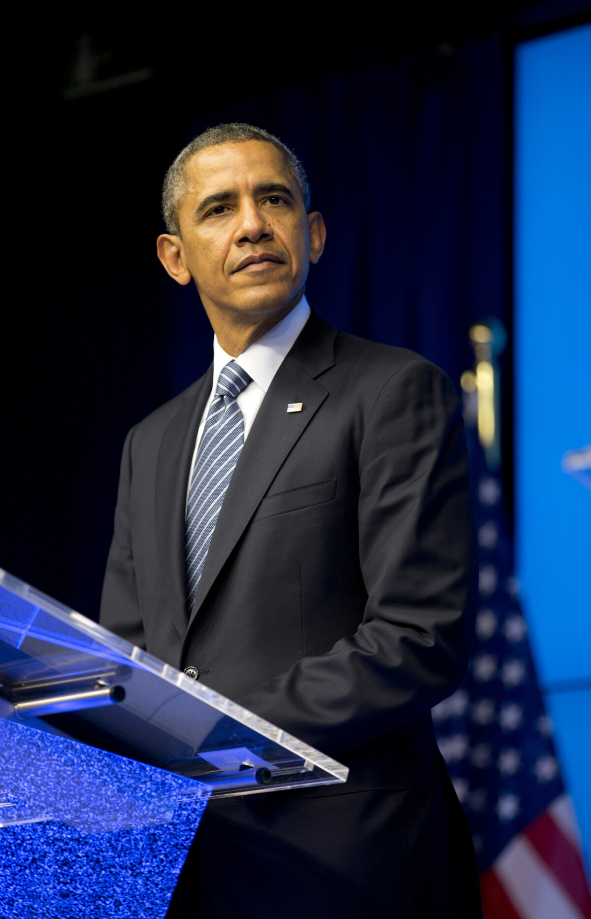 Photo : Le Président américain Barack Obama en visite officielle en ...