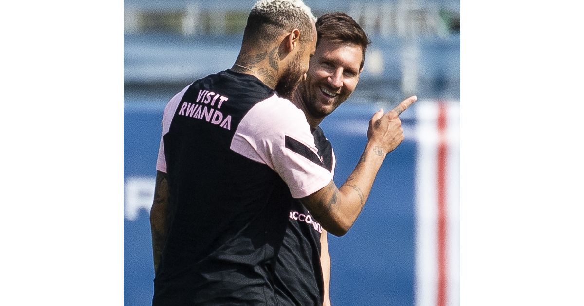 Lionel Leo Messi , Neymar - Lionel Leo Messi lors de son premier ...