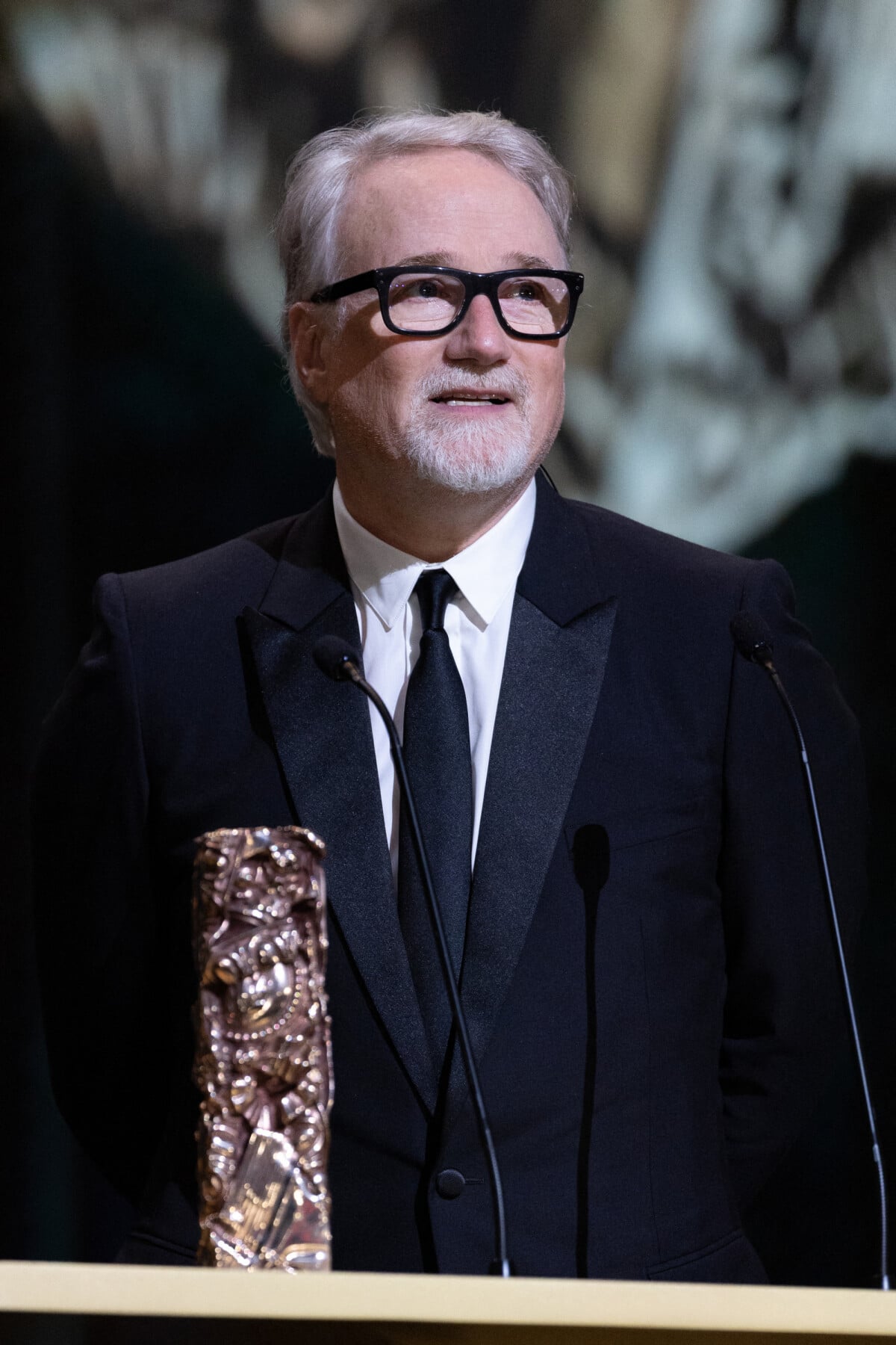 Photo : David Fincher - David Fincher reçoit un César d'honneur lors de ...
