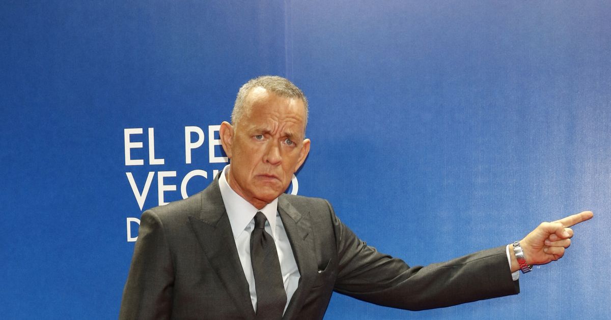 Tom Hanks à la première du film Thanks a Man Called Otto à Madrid, le ...