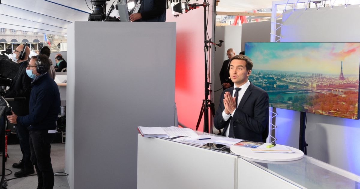 Adrien Gindre lors de la cérémonie du 14 juillet à Paris le 14 juillet ...