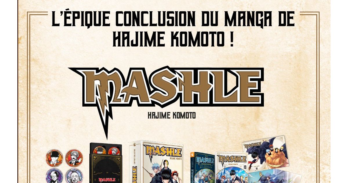 Mashle, c'est terminé : pour la fin du manga, Crunchyroll dévoile une ...