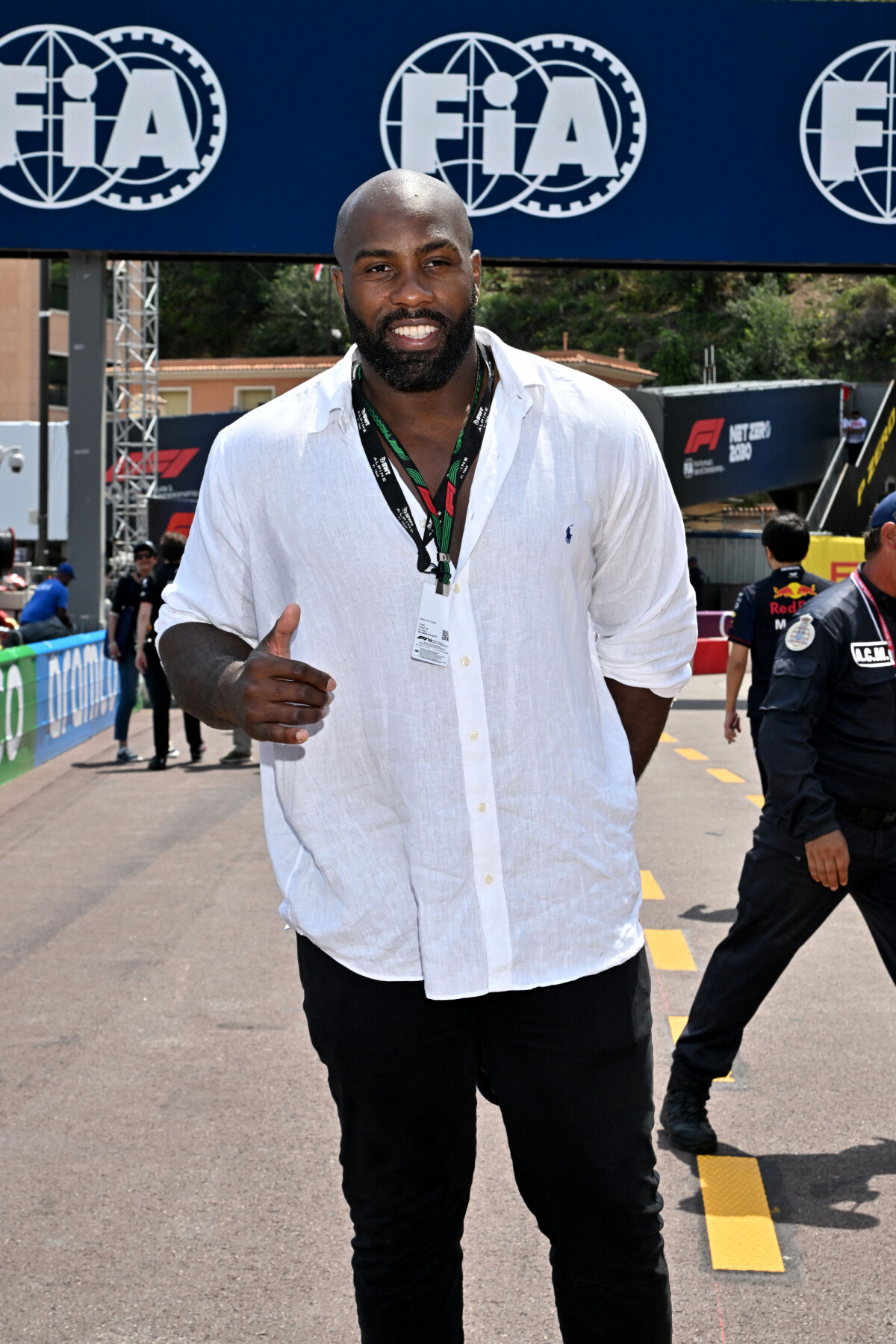 Photo : Teddy Riner lors du Grand Prix de Formule 1 (F1) de Monaco, le ...