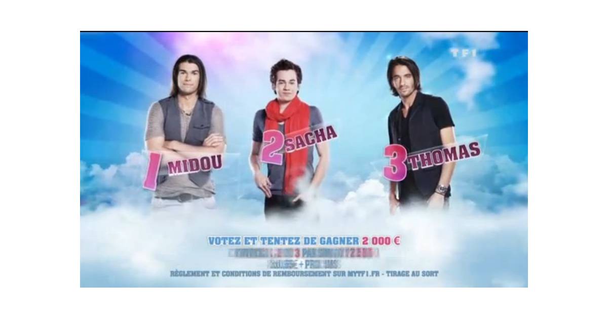 Secret Story 6 - Sondage : Midou, Thomas et Sacha nominés, lequel doit ...