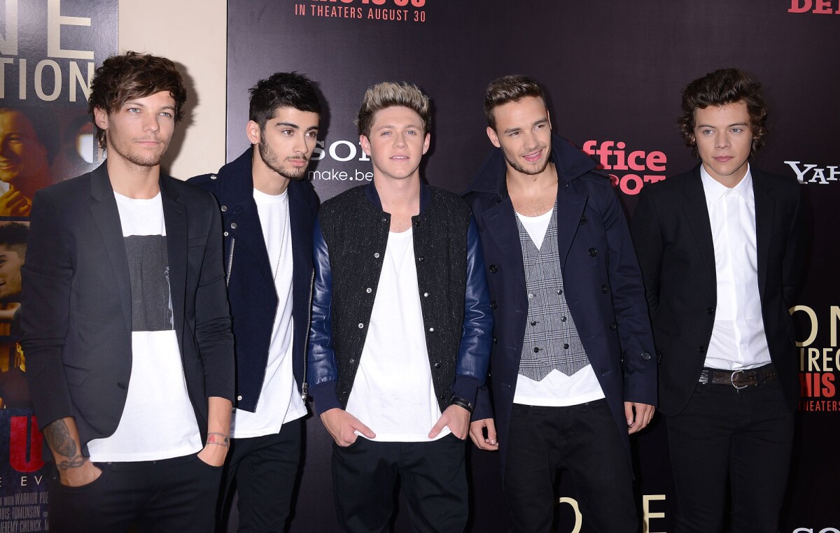 Photo : Les One Direction à l'avant-première du film This is Us à New ...