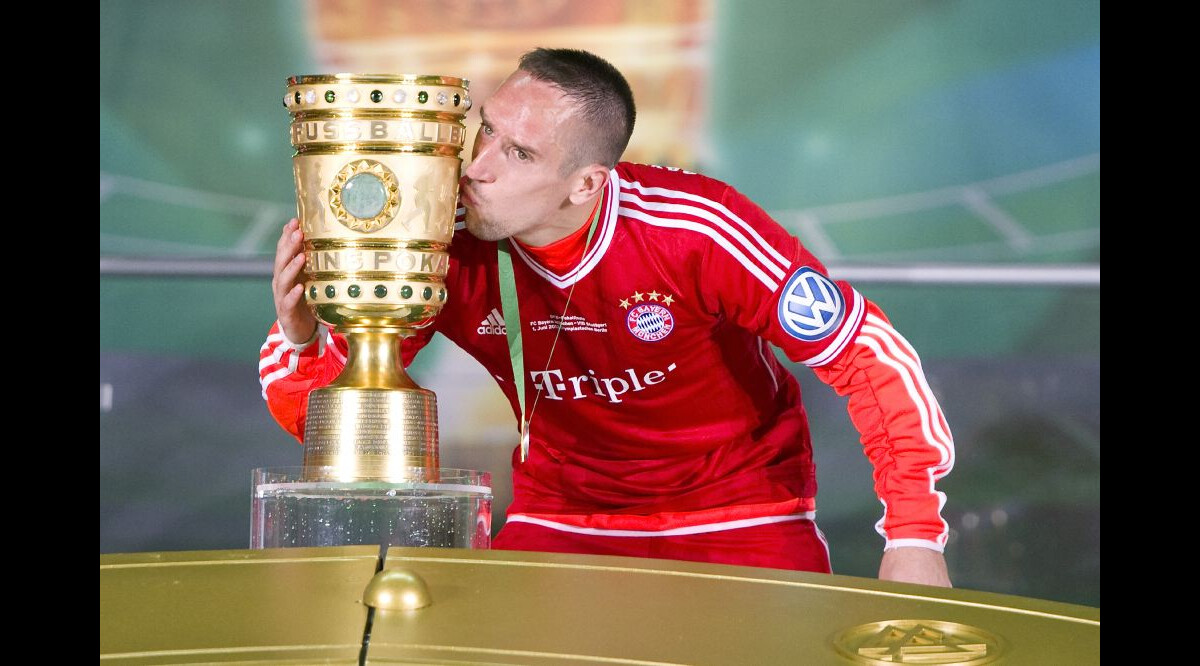 Photo : Franck Ribéry battu par Cristiano Ronaldo pour le Ballon d'or ...