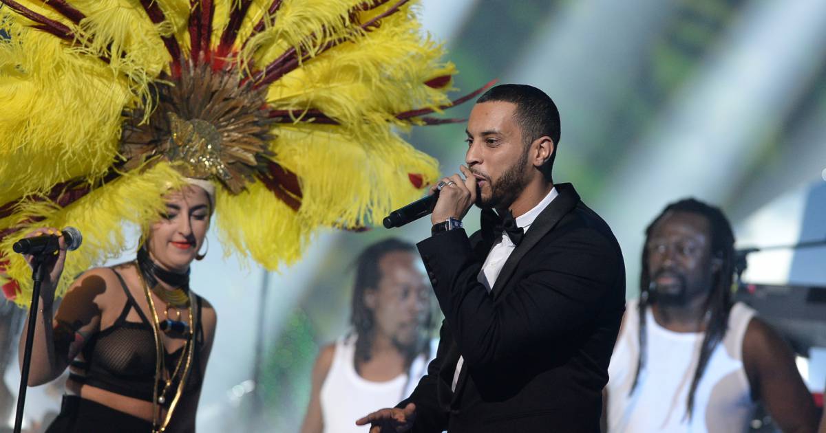 Disiz sur la scène des Victoires de la musique 2013 avec Lilly Wood and ...