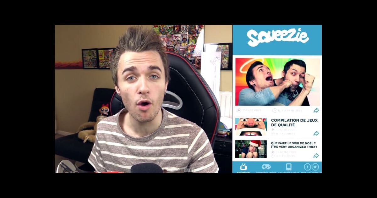 Squeezie sort sa propre appli iPhone et Android - PureBreak