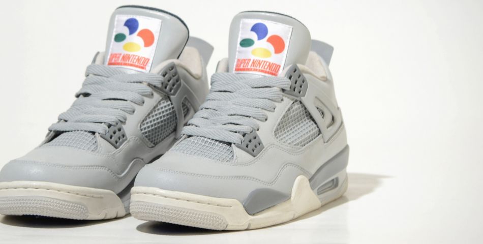 Air Jordan 4 Super Nintendo : des sneakers customisées en édition très ...