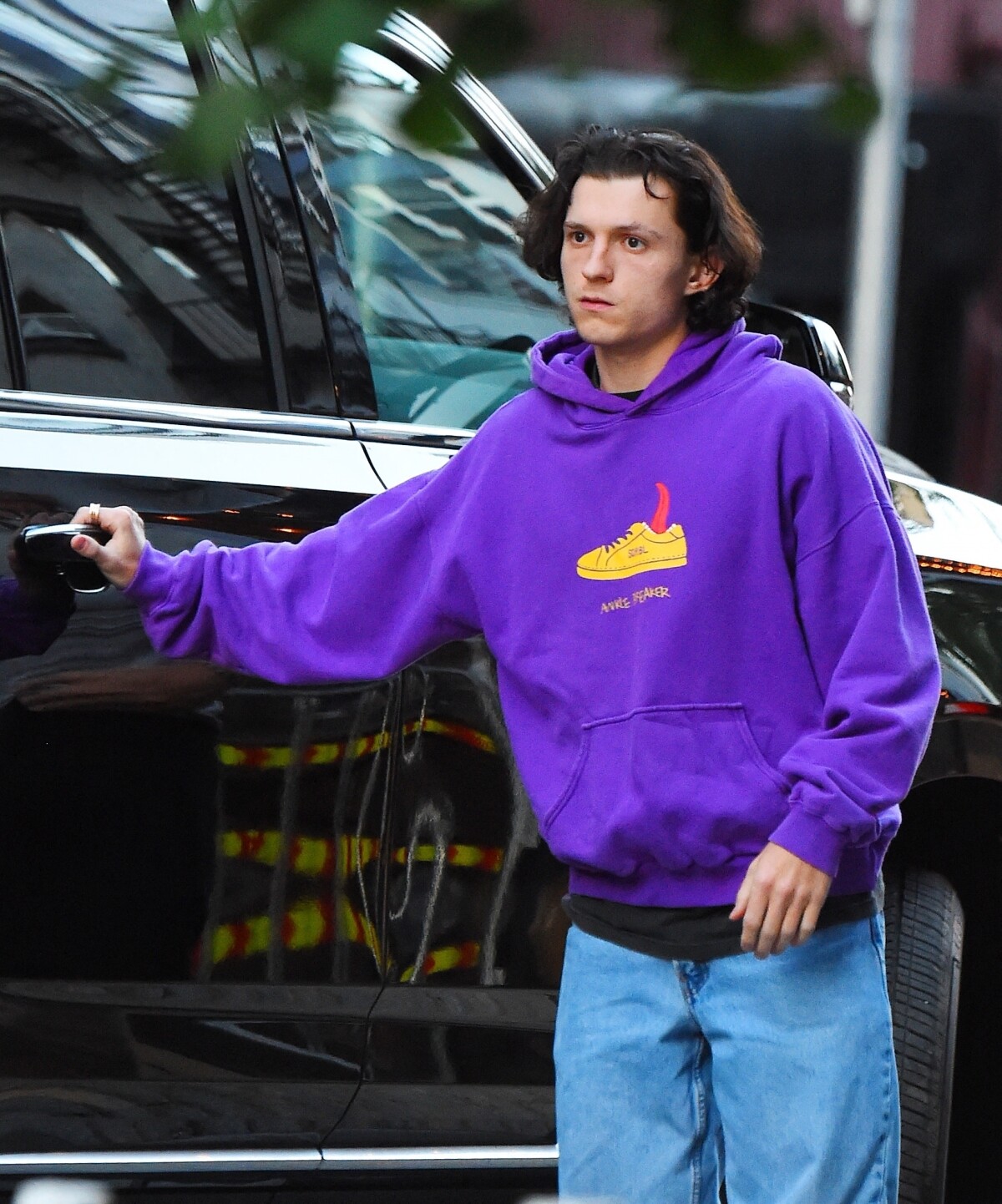 Photo : Tom Holland va déjeuner au restaurant Il Buco à New York le 17 ...