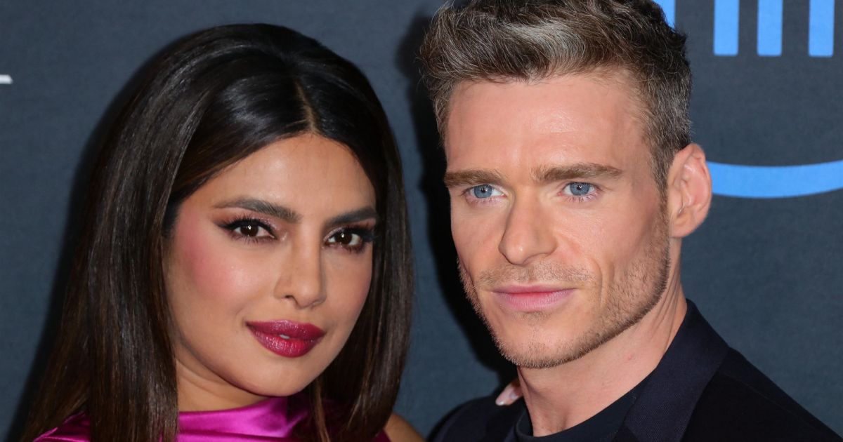 Priyanka Chopra Jonas, Richard Madden à la première de la série Citadel à Los Angeles, le 25 ...