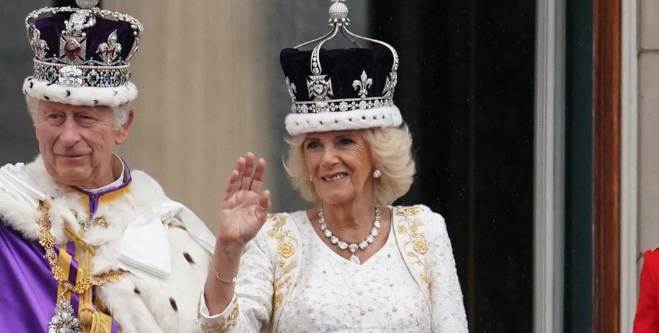Le roi Charles III d'Angleterre et Camilla Parker Bowles, reine consort ...