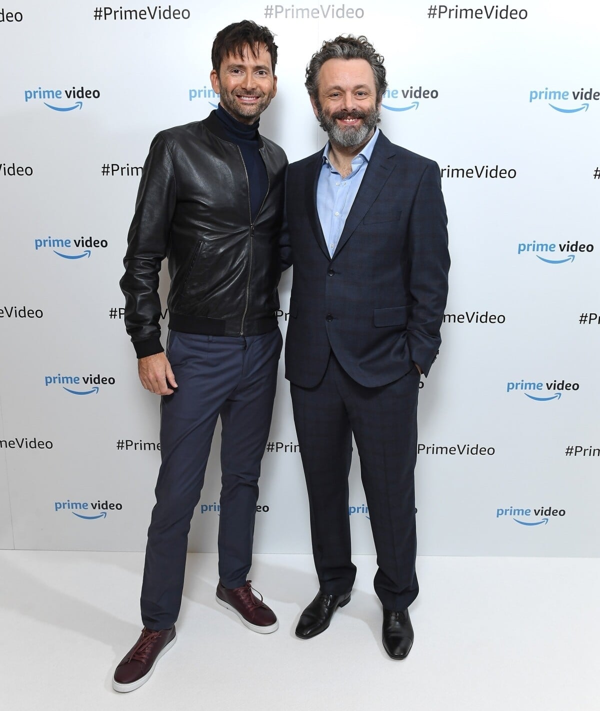 Photo : David Tennant, Michael Sheen - photocall de Amazon Prime Video ...