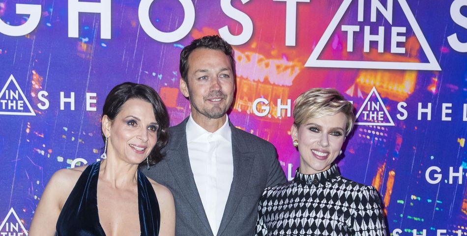 Juliette Binoche (habillée en Dior), Scarlett Johansson, Rupert Sanders ...