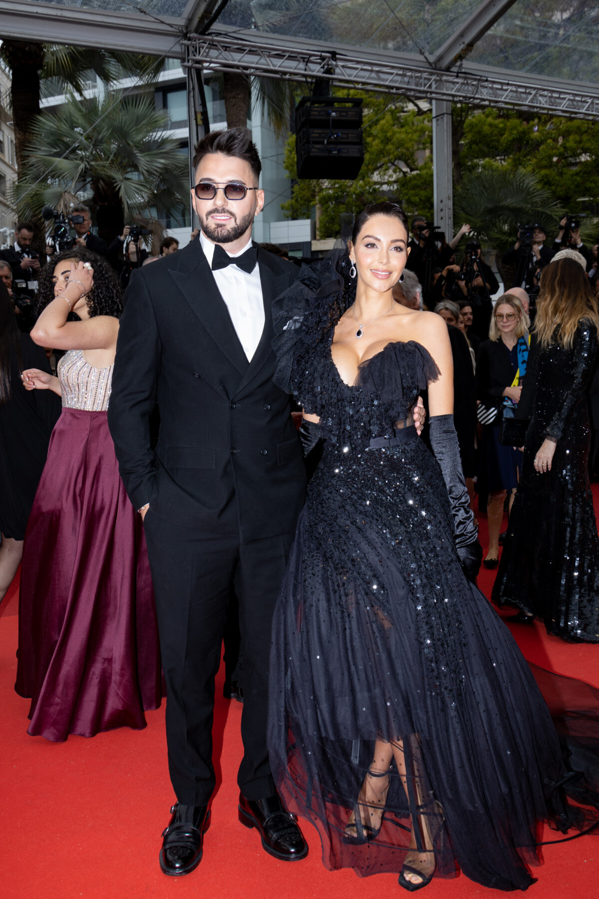 Photo : Thomas Vergara et sa femme Nabilla Benattia-Vergara - Montée des marches du film ...