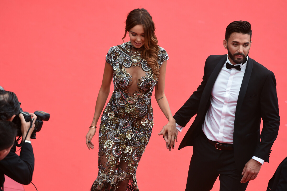 Photo : Thomas Vergara et sa compagne Nabilla Benattia - Montée des marches du film « Solo : A ...