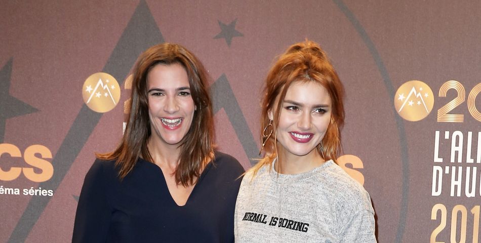Charlotte Gabris et Andy Raconte (Nadège Dabrowski) - Photocall dans le ...