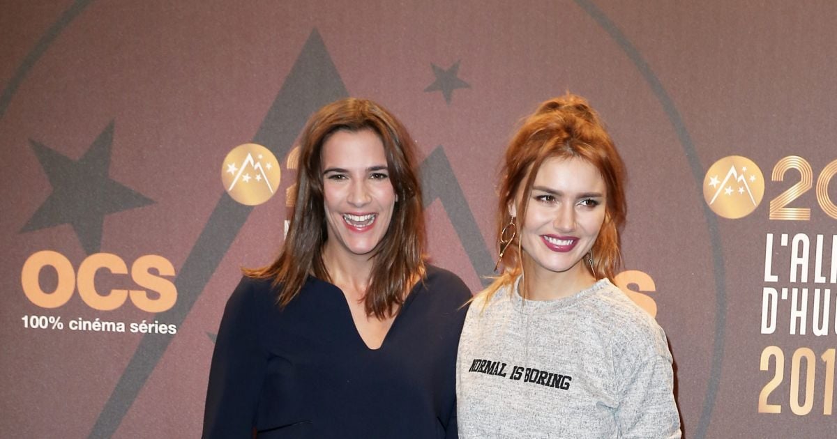 Charlotte Gabris et Andy Raconte (Nadège Dabrowski) - Photocall dans le ...