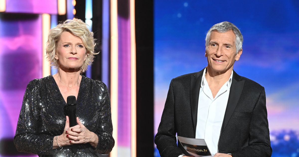 Sophie Davant et Nagui - Les personnalités se mobilisent lors de la 36ème édition du Téléthon ...