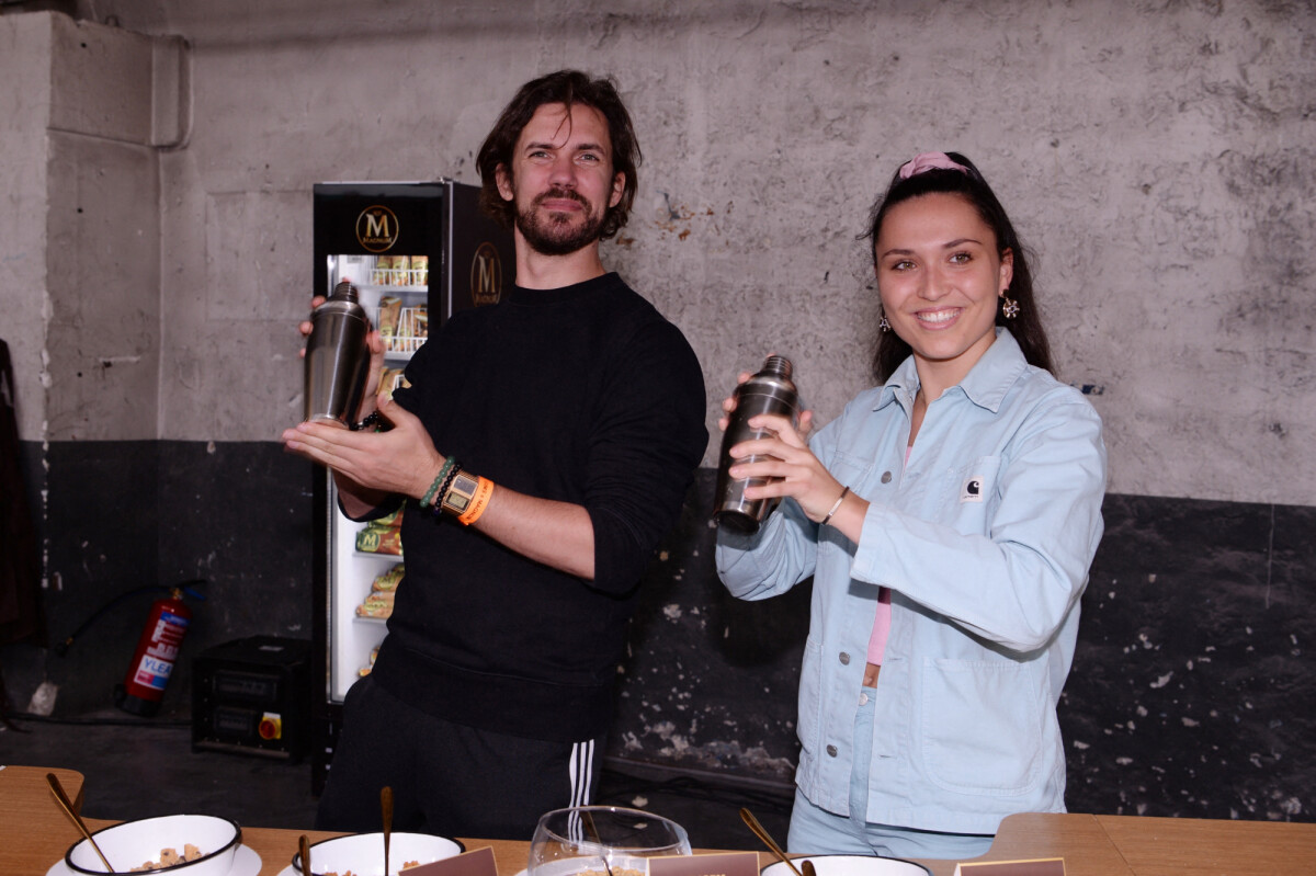 Photo : Arnaud Demanche, Camille Esteban lors du lancement de la ...