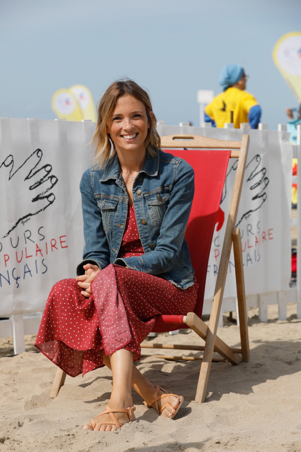 Photo : Isabelle Ithurburu lors de la 40ème édition de la journée des oubliés des vacances ...