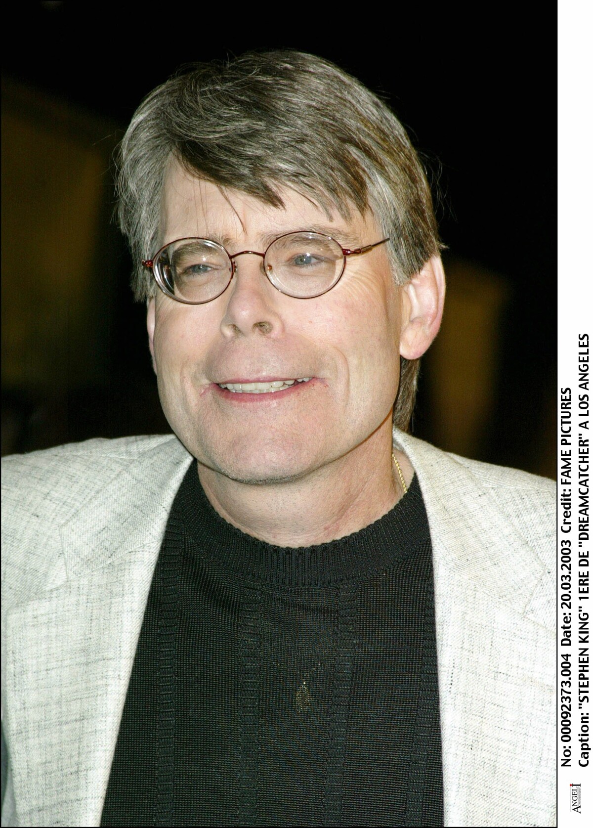 Photo : "STEPHEN KING" 1ERE DE "DREAMCATCHER" A LOS ANGELES "PORTRAIT ...