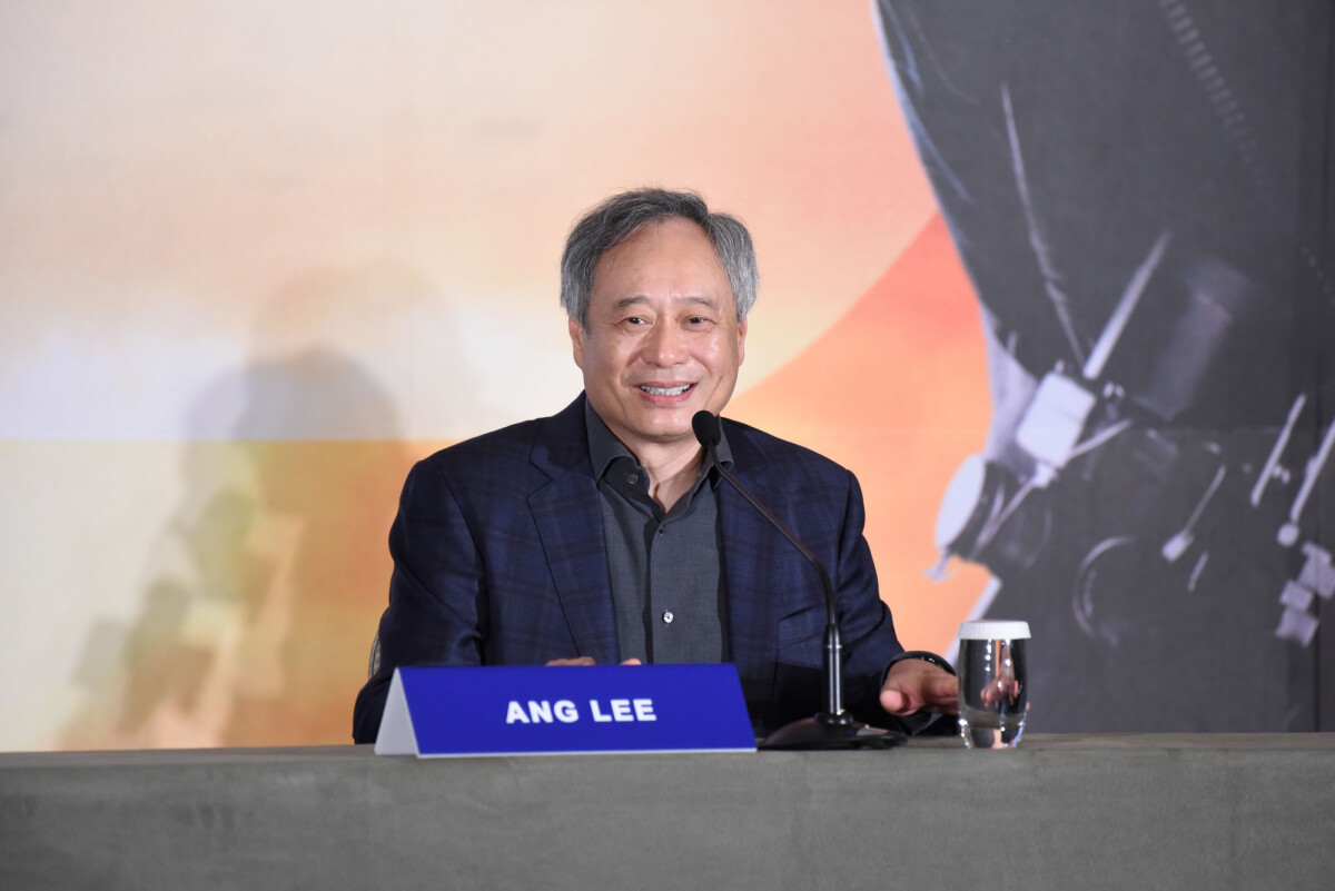 Photo : Ang Lee à la conférence de presse du film "Gemini Man" à Taïwan ...