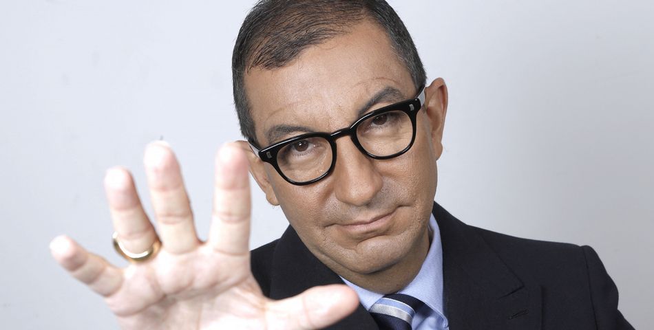 Portrait de Jean Messiha lors de l'enregistrement de l'émission Chez ...