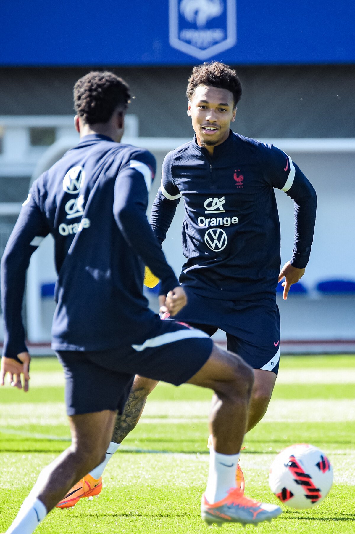 Photo : Boubacar Kamara - Entraînement de l'équipe de France au Centre ...