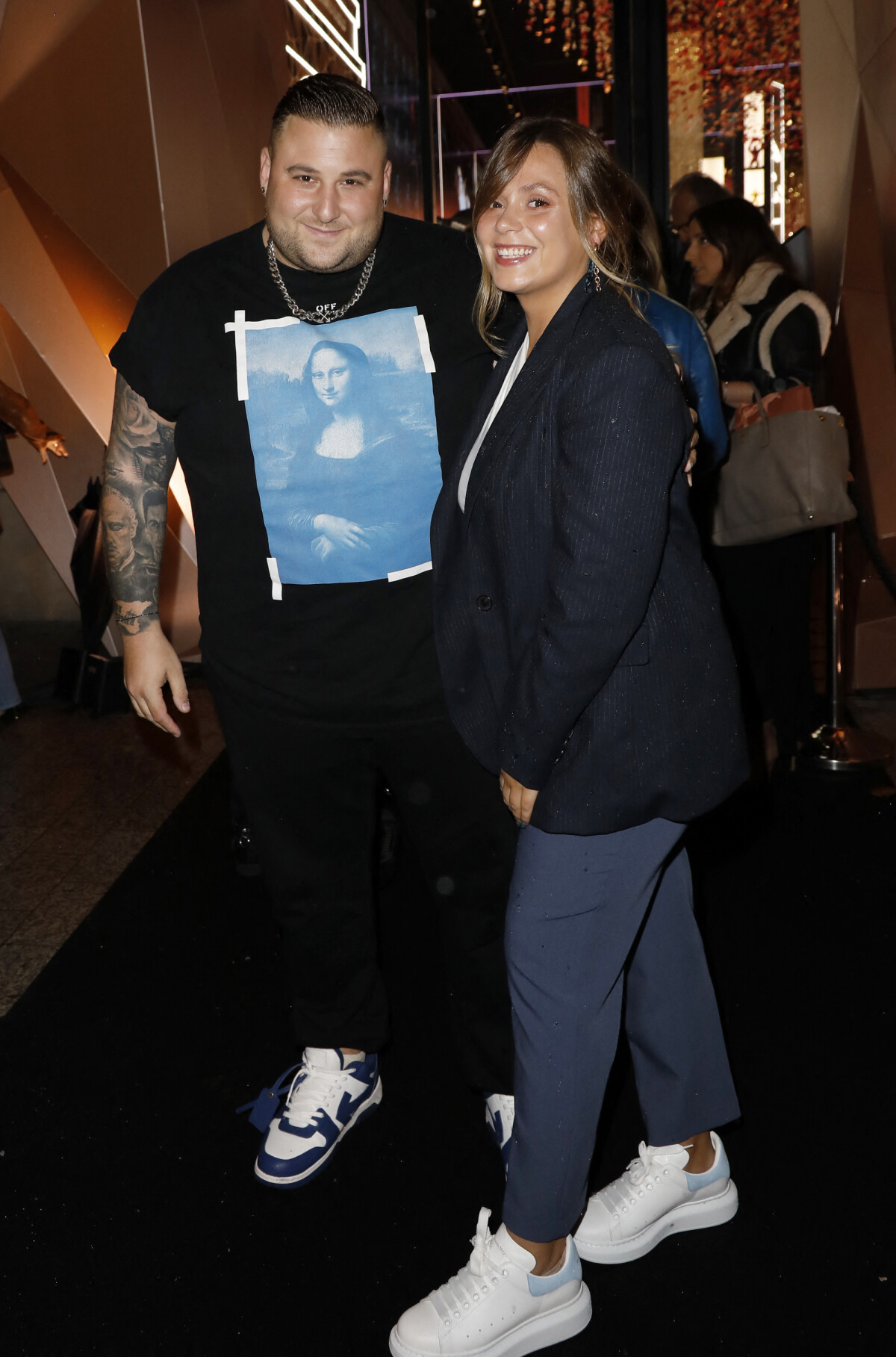 Photo : Semi Exclusif - Nico, Daniella Capone - Arrivées à la soirée "Lancôme x Orlinski" pour ...