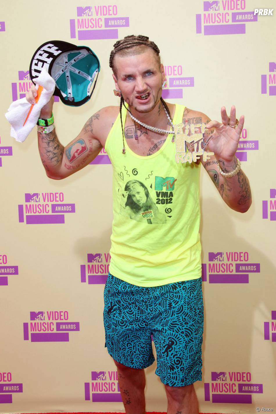 Riff Raff aux MTV Video Music Awards 2012 - Purebreak