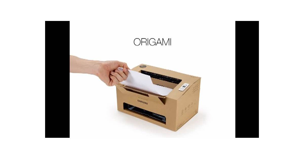 Samsung : Origami, la première imprimante... en carton ! - Purebreak