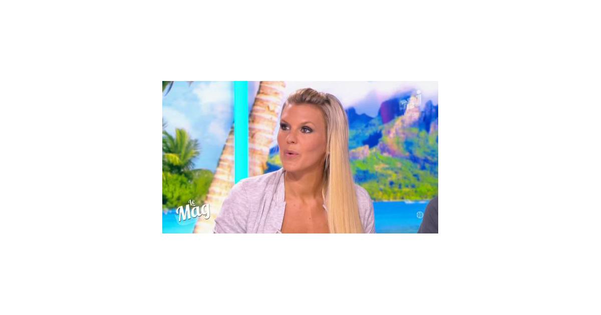 Amélie Neten sur le plateau du Mag sur NRJ 12. - Purebreak