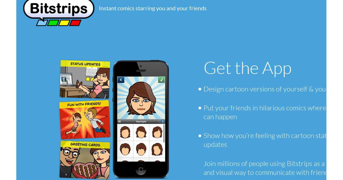 Bitstrips : la nouvelle appli phénomène - Purebreak