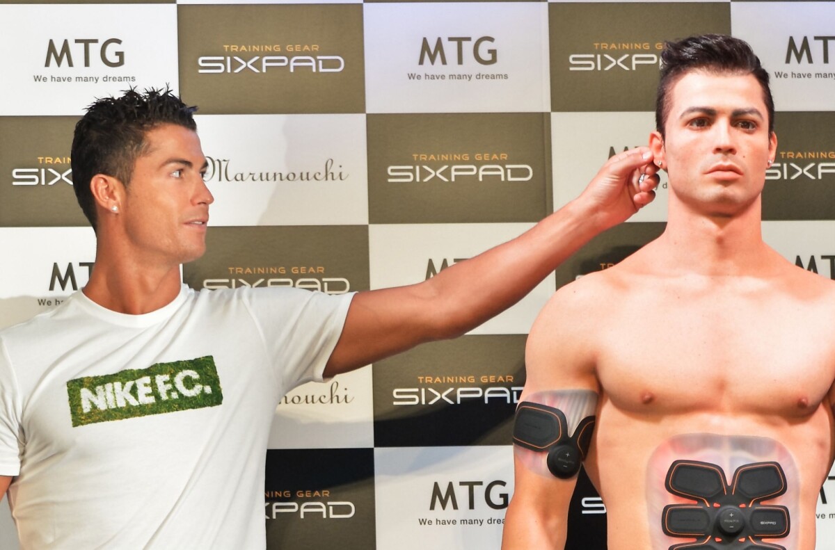 Photo : Cristiano Ronaldodécouvre son clone créé avec une imprimante 3D ...