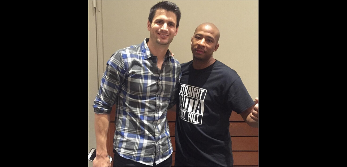 Photo : Les Frères Scott : James Lafferty et Antwon Tanner à une ...