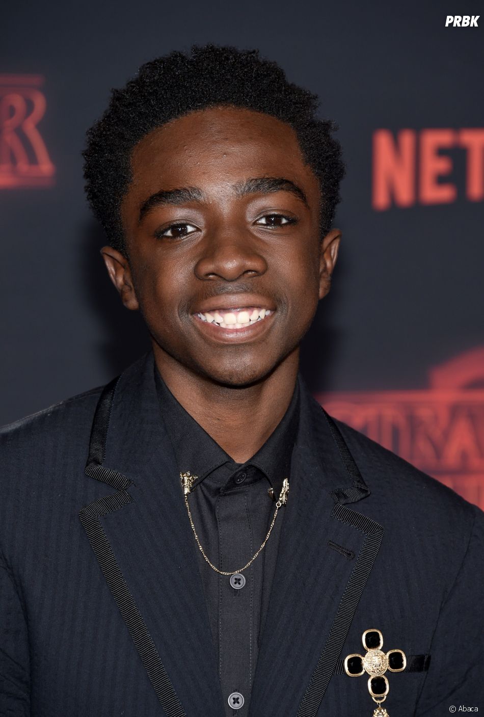 Caleb McLaughlin à l'avant-première de la saison 2 de Stranger Things ...