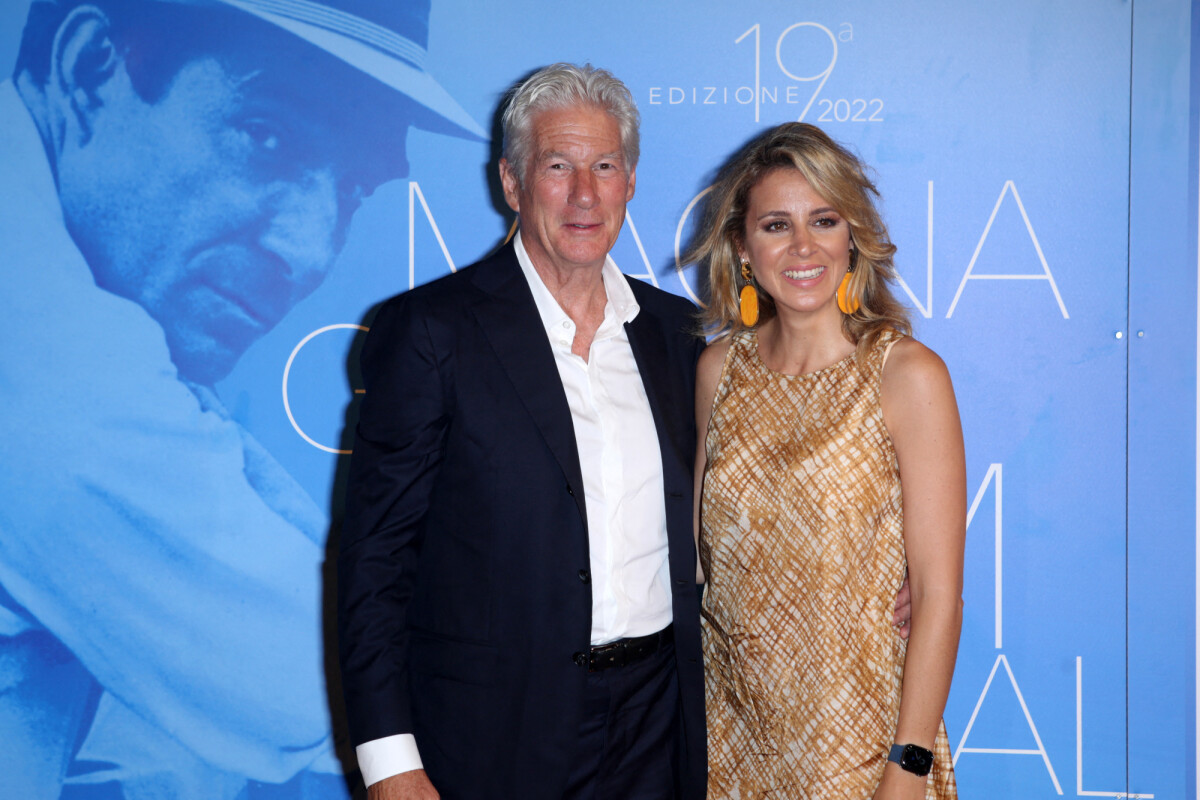 Photo : Richard Gere, au côté de sa femme Alejandra Silva, est honoré ...