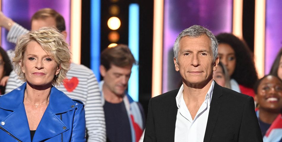 Sophie Davant et Nagui - Les personnalités se mobilisent lors de la 36ème édition du Téléthon ...