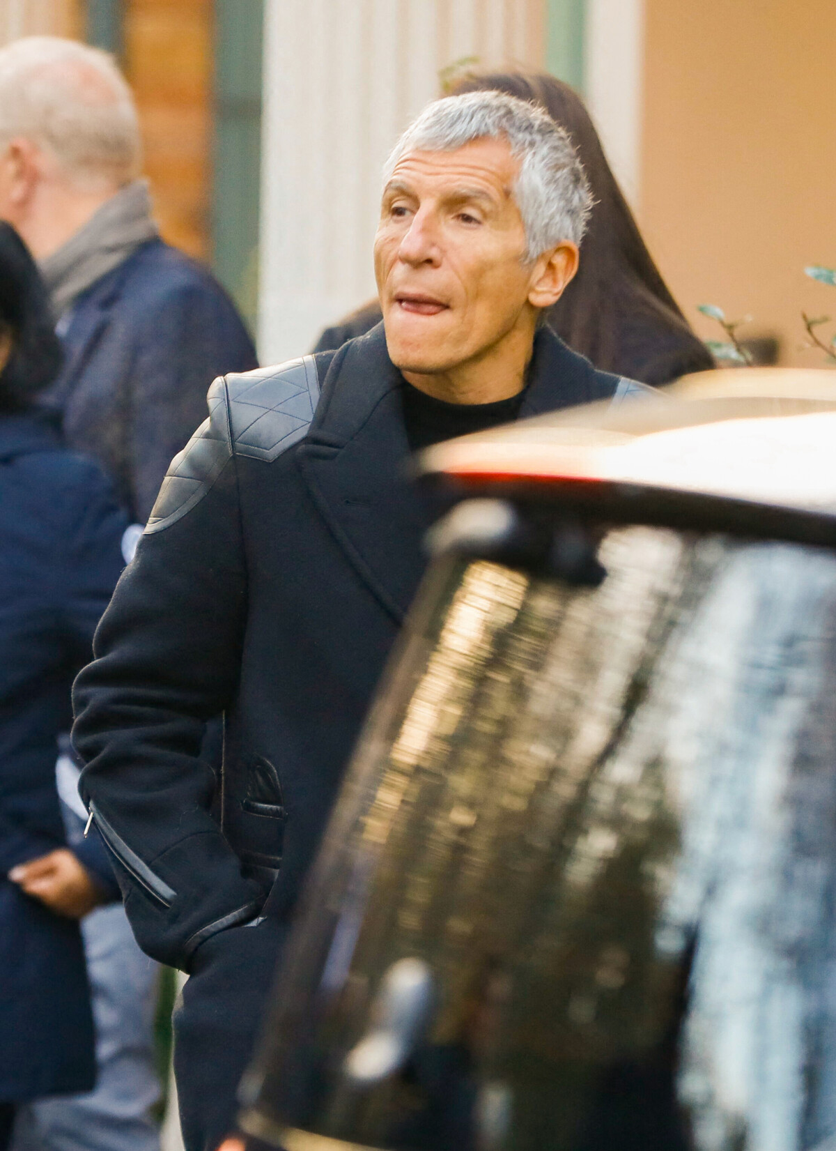 Photo : Semi-Exclusif - Nagui - Arrivées des people à l'hommage à ...