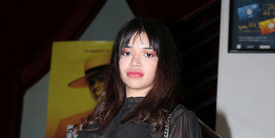 Ruby Nikara à la première du film Jeunesse sauvage au cinéma Majestic Bastille à Paris, le 27 ...