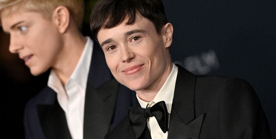 Mae Martin et Elliot Page au photocall de la soirée du 11th Annual LACMA Art + Film Gala à Los ...